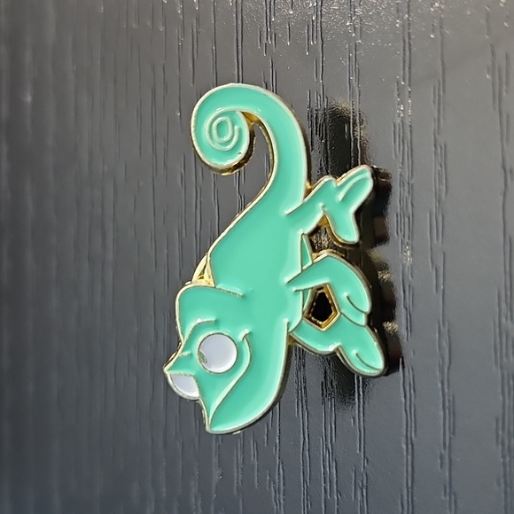 Disney | Jewelry | Disney Tangled Rapunzels Pascal Enamel Pin | Poshmark